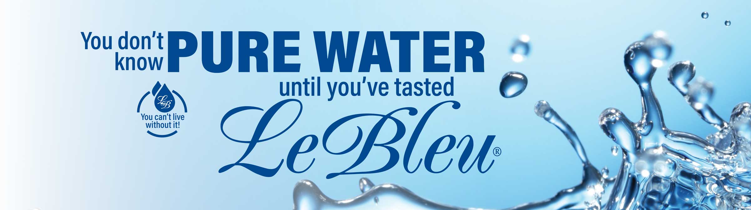 LeBlueAdSlider-water | Le Bleu Bottled Water